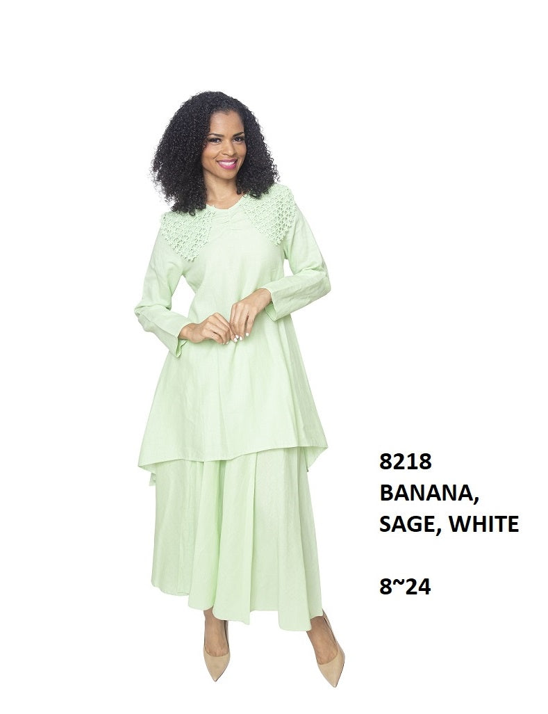 Ella Belle White Linen Set 8218 Spring 2023 – My Dress Co by Dress Code