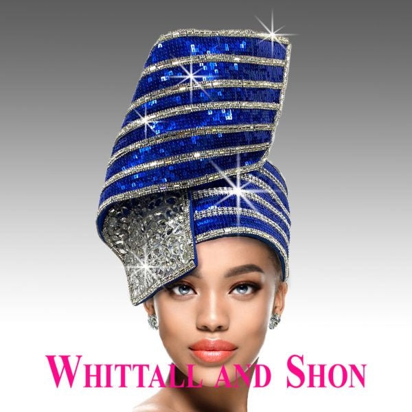 Whittall & Shon Royal Sequin Tower Pillbox Flambeau 2875 Hat Spring 20 ...